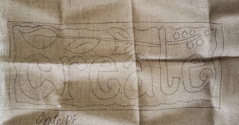 CREATE - Rug Hooking Pattern on Linen - Deanne Fitzpatrick – Red Sand ...